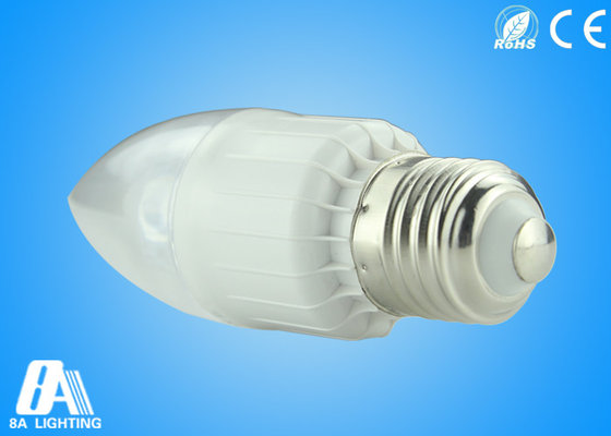 Candle Bulb Light - E27-Transparent Cover AC90-264V  With 2800-6500k White