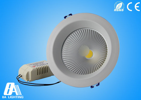 2800-6500K Aluminum COB LED Downlight With 4 Inch 15w Cool Warm White