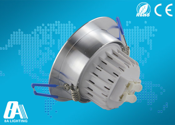 Aluminum LED Ceiling Downlights 3 Watts 80lm / W Cool White 6500K
