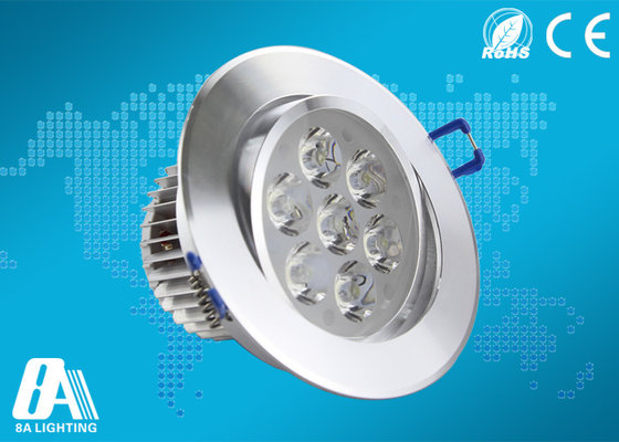 Energy Saving Led Ceiling Downlights Ac 85v - 265v 560LM White Ceiling Lights