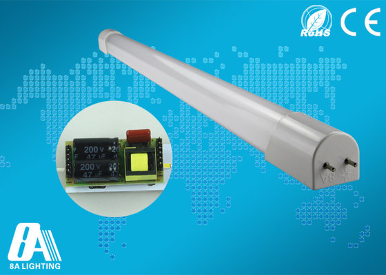 G13 Base Plastic Led Tube Lamps 15 Watt 6000k - 6500k For Meeting Rooms