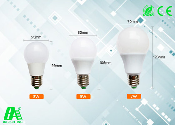 Cool White Color Temperature 7w E27 Led Bulb Lamp for Home Light