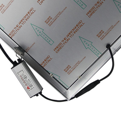 Aluminum 600X600 Flat Panel LED Lights , 40w led panel Warm White / Pure White