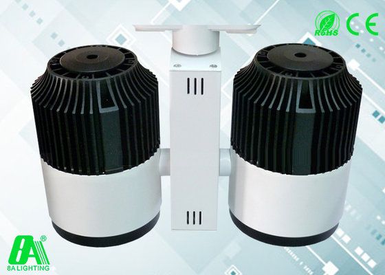 Double Heads 2*20w LED Track Lighting , Surface bathroom decorative track lighting Wireless