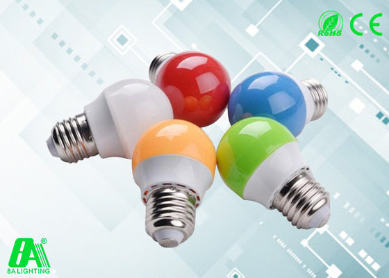 Colorful Mini E27 LED Bulb 3w , Aluminum + Plastic e27 led light bulb energy saving