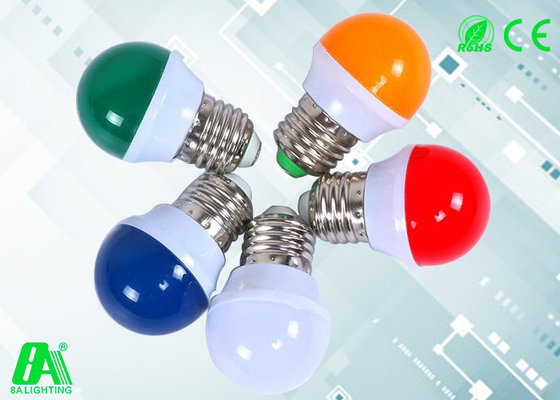 Colorful Mini E27 LED Bulb 3w , Aluminum + Plastic e27 led light bulb energy saving