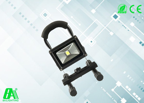 Black Color Charged Outside Led Flood Light / Led Emergency Floodlight Energy Saving