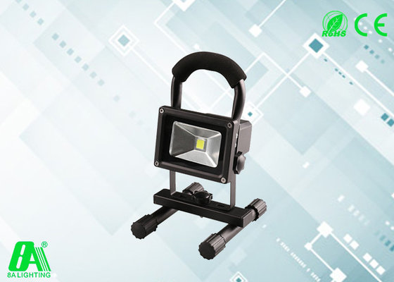 Black Color Charged Outside Led Flood Light / Led Emergency Floodlight Energy Saving