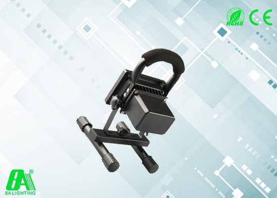 Black Color Charged Outside Led Flood Light / Led Emergency Floodlight Energy Saving
