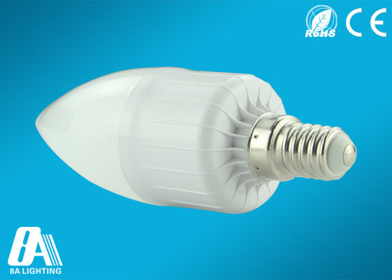 Indoor E14 LED Candle Bulbs 3 watt , Warm White LED Light Bulbs For Home