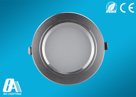Round 4 Inch 9W Recessed Led Downlights Lathe Aluminum For House Lighting