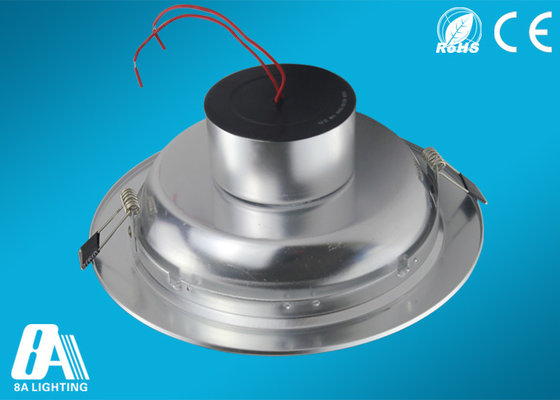 80 Degree 15 W Recessed 6 inch Led downlight , Warm White LED Down lighting for supermarket