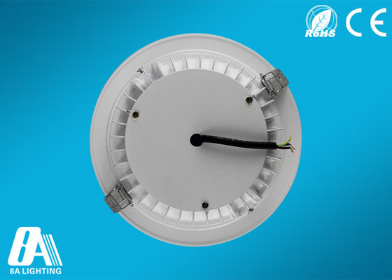 IP33 28 W Warm White Round Recessed LED Downlights for Room / Hospital / Hotel