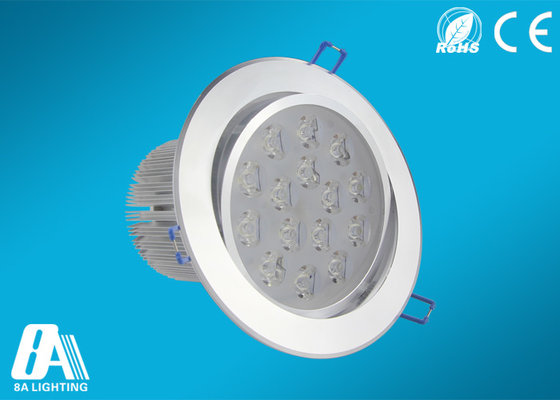 15W 1200 Lumens LED Ceiling Downlights 2800K - 3000K , Bathroom Down Lighting
