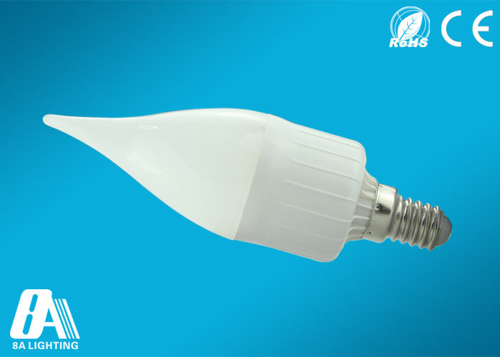 E14 3 W Candle Shaped Light Bulbs 2800K - 3000K Warm White CRI 75