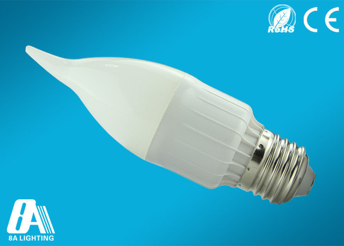 ABS 2835 E27 LED Candle Bulbs 6000K - 6500K For Lobby Lighting
