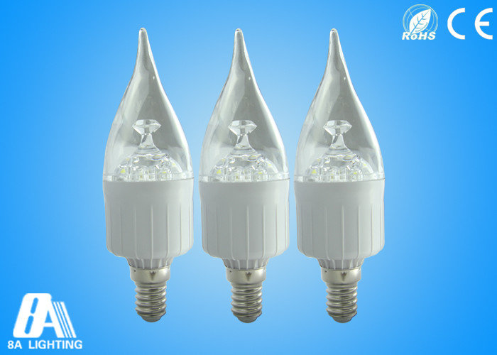 High Power Decorative Dimmable White Candle Shaped Light Bulbs Candle Light Led Bulbs