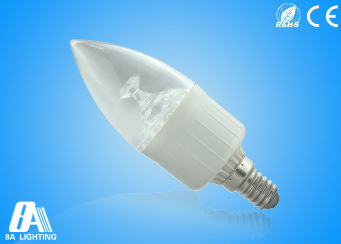 Shopping Mall Qualified LED Candle Bulbs Light Input Voltage AC90-264V