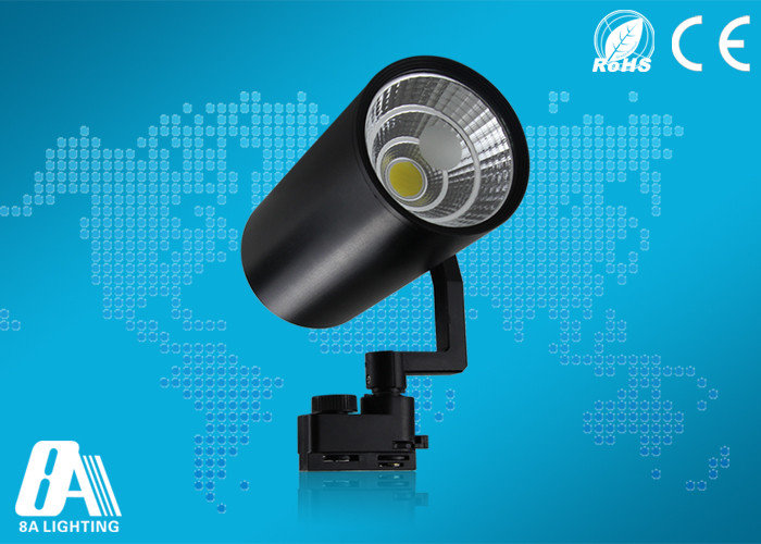 COB 30W 220V LED Track Lighting 24 Degree Adjustable 2 3 4 Wire