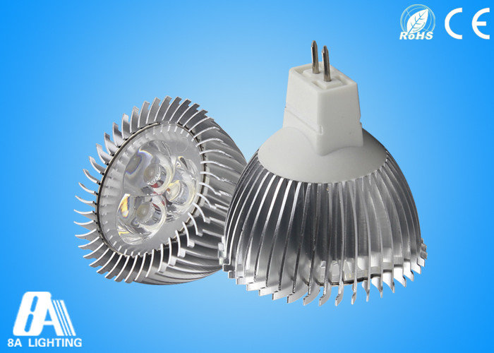 High Lumen Plastic MR16 3w Cool Warm White LED Spot Light Bulb Lamp CQC