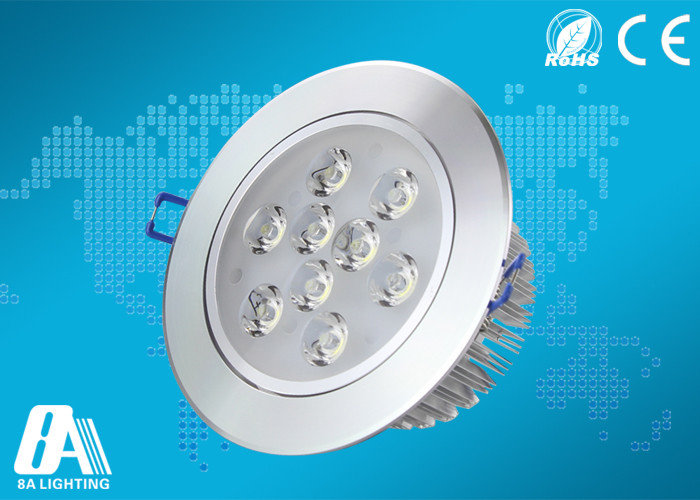 Super Bright 9 Watt Recessed Ceiling Lights Cool White Beam Angle 45° 50hz ~60hz