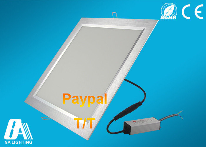 Aluminum 600X600 Flat Panel LED Lights , 40w led panel Warm White / Pure White