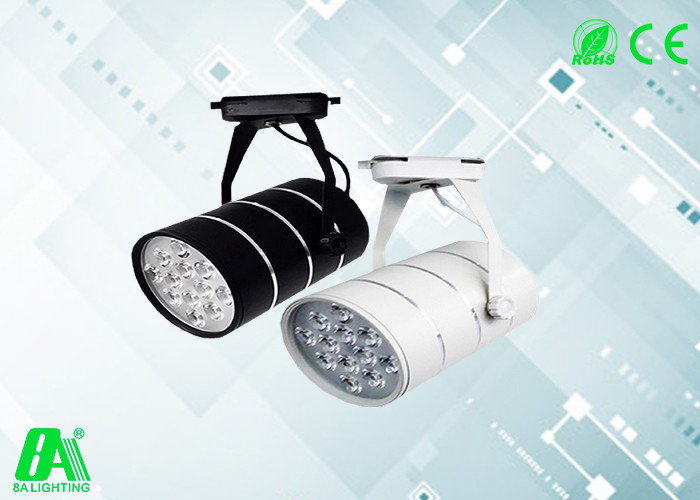 4 Leaf High Power track lighting led , Black kitchen track lighting 9w
