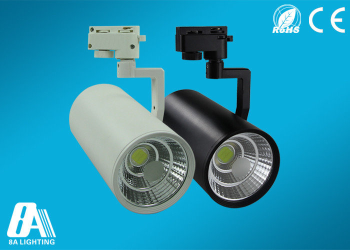 220V 6000K 30 Watts COB LED Track Lighting , 1800lm LED Track Lamp