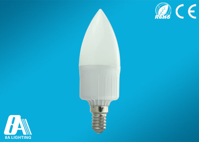 Indoor E14 LED Candle Bulbs 3 watt , Warm White LED Light Bulbs For Home
