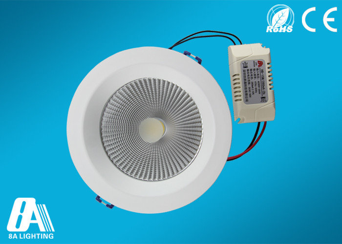 4" Round 15W Warm White COB LED Downlight IP33 , LED Recessed Down Lights