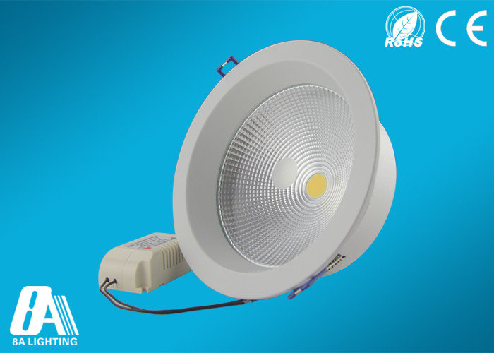 Cold White 6000K-6500K 5" 20W 1800LM Cob Led Downlight for Bathroom / Kitchen , Beam Angle 60