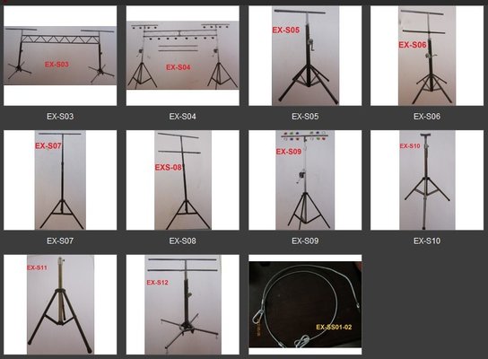 Stage Lighting Parts Accessories Light Stand / Clamp / Hook / Safety Cable for Stage Light