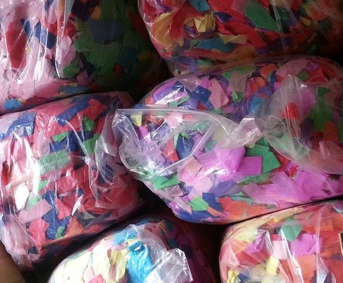 Stage Lighting Parts Accessories confetti color paper for confetti machine, weddings