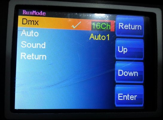 Zoom 36*10W RGBW 4 in 1 Colorful Touch Screen LED Wash Moving Head Light