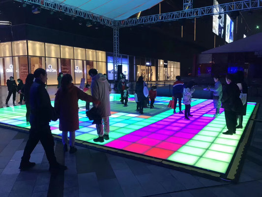Piano Key LED Dance Floor With High Brightness Lighting , Special Effects LED Stage Light