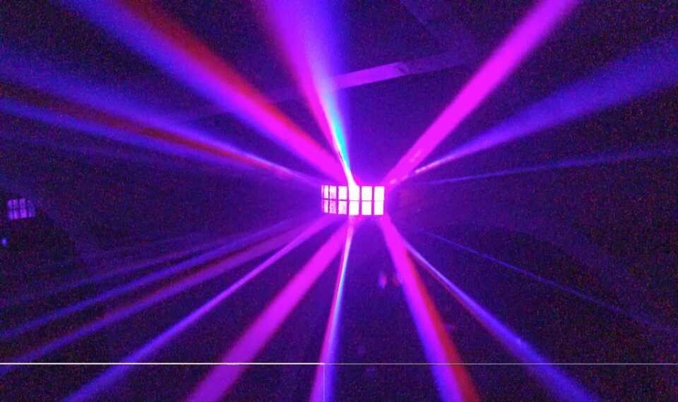 2 * 12W CREE RGBW 4 in 1 Special Effects Lights , LED Butterfly Effects Lights