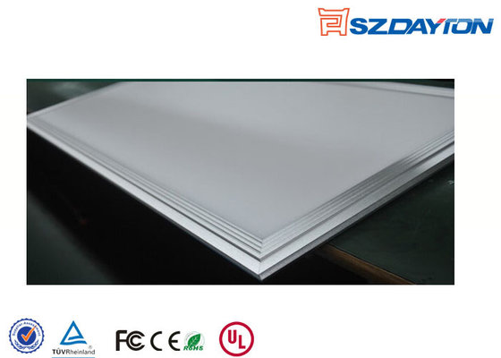 Commercial 54W LED Ceiling Panel Light 600 x 600 mm White Golden Housing