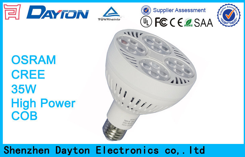 High Power E27 Led Flood Par30 Light Bulb for Restaurant / Hotel / Conference