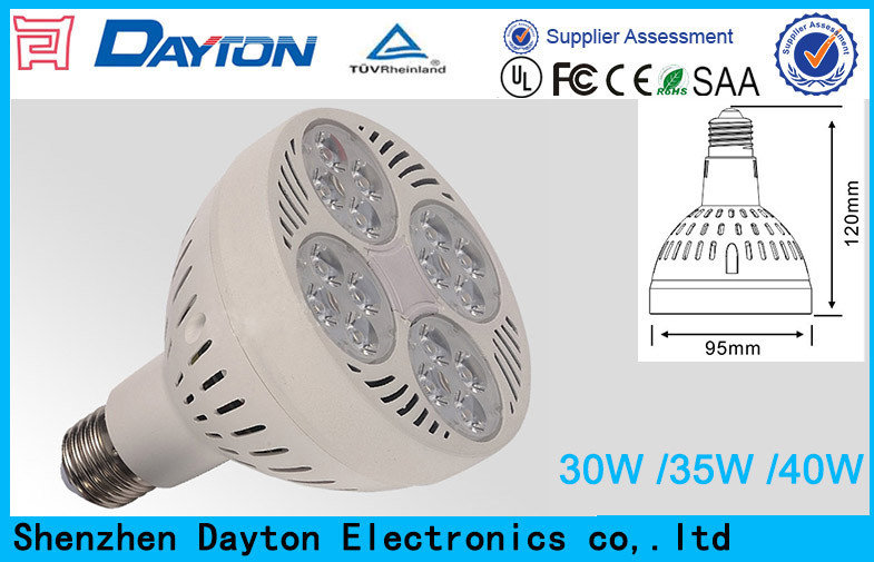 Warm White E26 Led Par30 Long Neck Par38 Led Flood Light Bulbs 30W 35W 40W