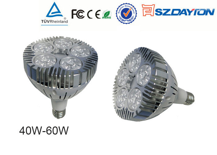 High Power 60W Par30 Led Bulbs for Jewelry Store Lighting , Exquisite White Housing