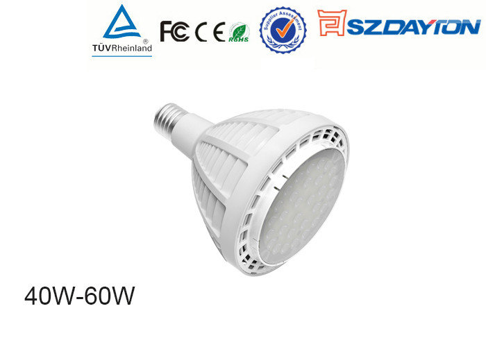AC85-265V 2700K-6500K 60W PAR38 led spotlight 80 degree beam angle white housing CE RoHS UL approval