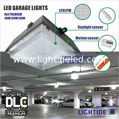DLC premium 90W Emergency LED Canopy Lights, 100-277vac, Ni-MH battery 3 hours supplier