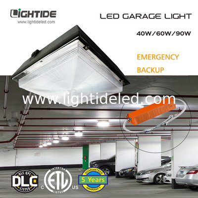 DLC Premium 90W LED Parking Garage Lighting Fixture 100-277vac, 5yrs Warranty supplier
