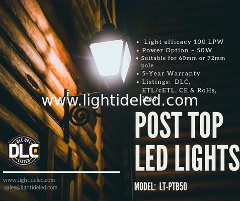 Outdoor LED Street Lights 80W | LED Post Light China Manufacturer and 5 yrs warranty supplier