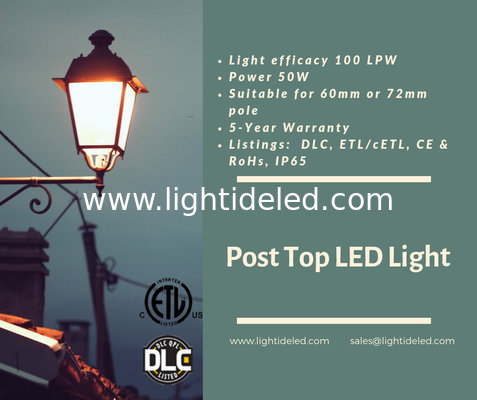 Outdoor 50 watt LED stree Light Fixtures China Manufacturer and 5 yrs warranty supplier