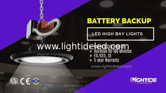 Lightide UL924 200 watt led high bay light with Battery Backup, 5 Yrs Warranty supplier