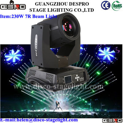 230w 7R ORSAM lamp Beam Moving Head Light 8 Prism With Touch Screen