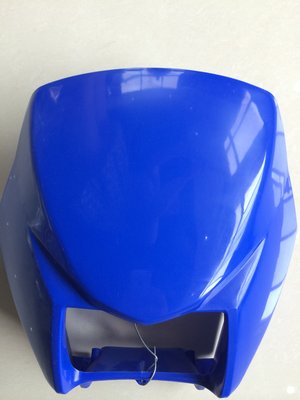 OEM Blue Projector Motorcycle Headlight Covers , Plastic cover of head light