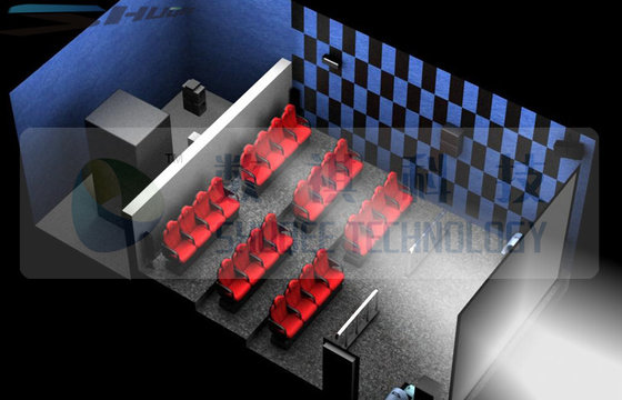Dual Channel Mobile 5D Cinema Cabin Design Motion Chair
