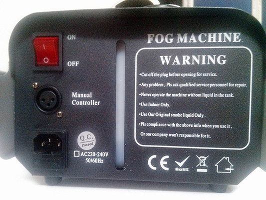 X-06D   DMX Portable Fog Machine 900Watt CE ROHS  Approved  For Small To Medium Live Concerts